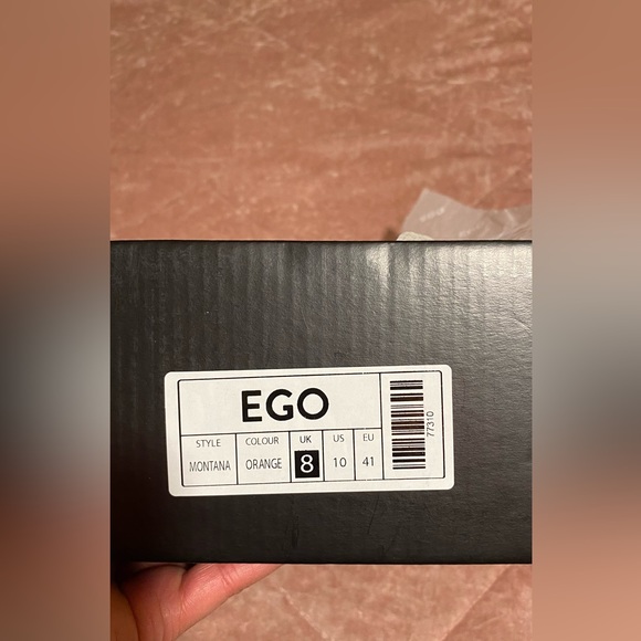 EGO | Shoes | Orange Montana Lace Up Strappy Ego Heels | Poshmark